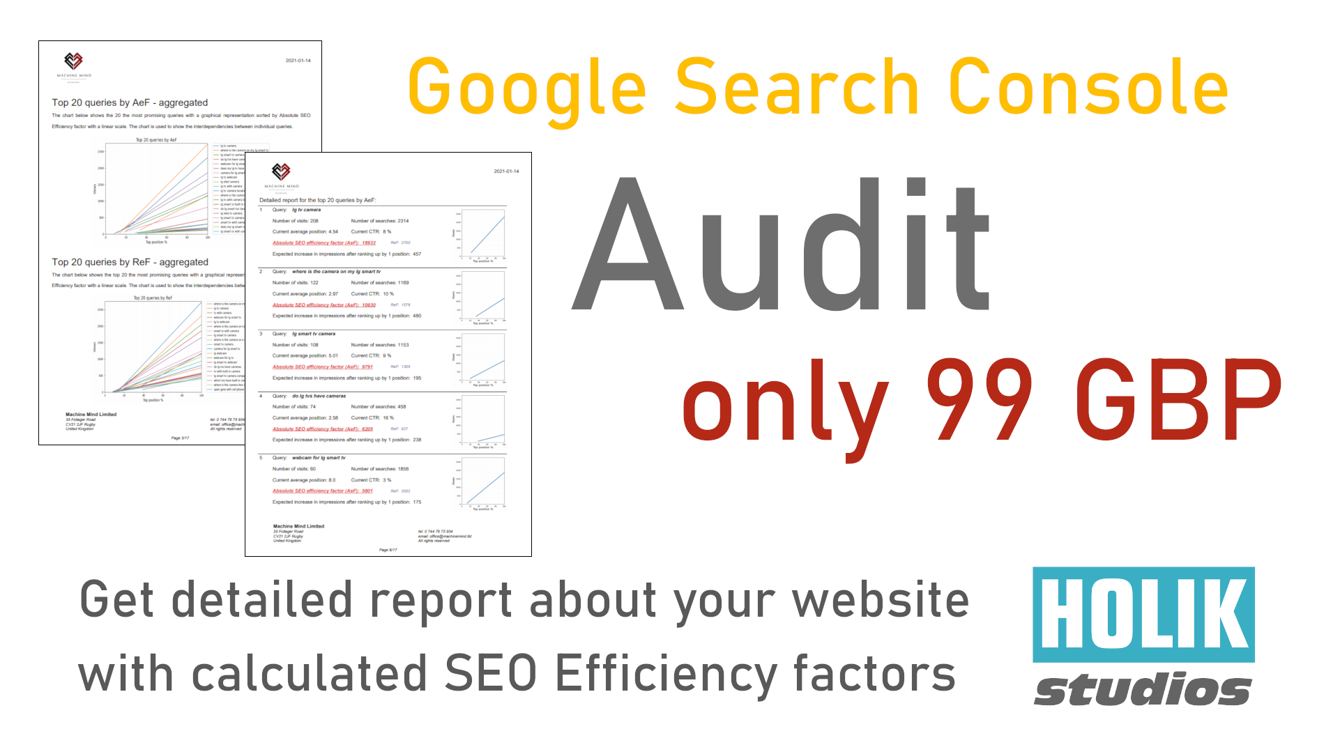 Google Search Console Audits - Holik Studios