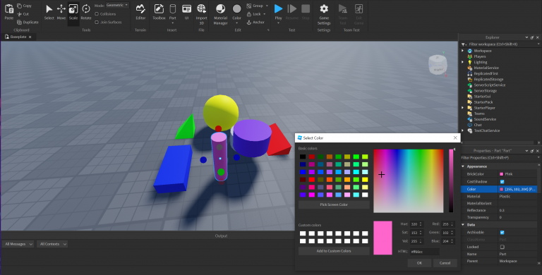 Build and manipulate basic shapes